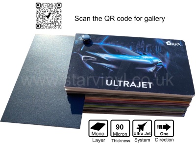 - Starvinyls Ltd APA ULTRAJET Vehicle Wrap Matt / Satin