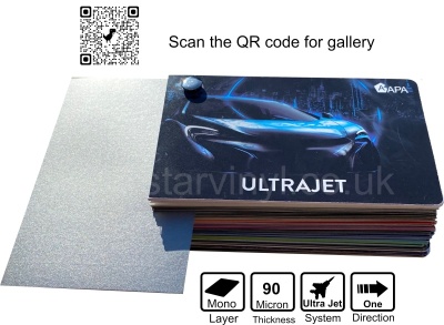 - Starvinyls Ltd APA ULTRAJET Vehicle Wrap Matt / Satin