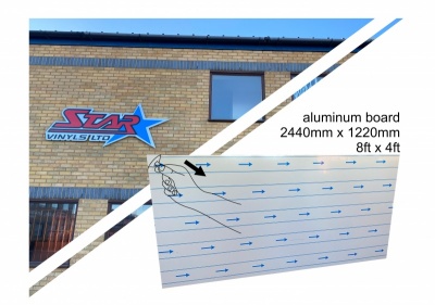 - Starvinyls Ltd Aluminium Boards 2440mm x 1220mm Collection Only