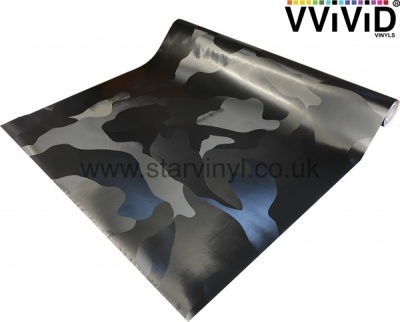 - Starvinyls Ltd VViViD Black Stealth Camouflage