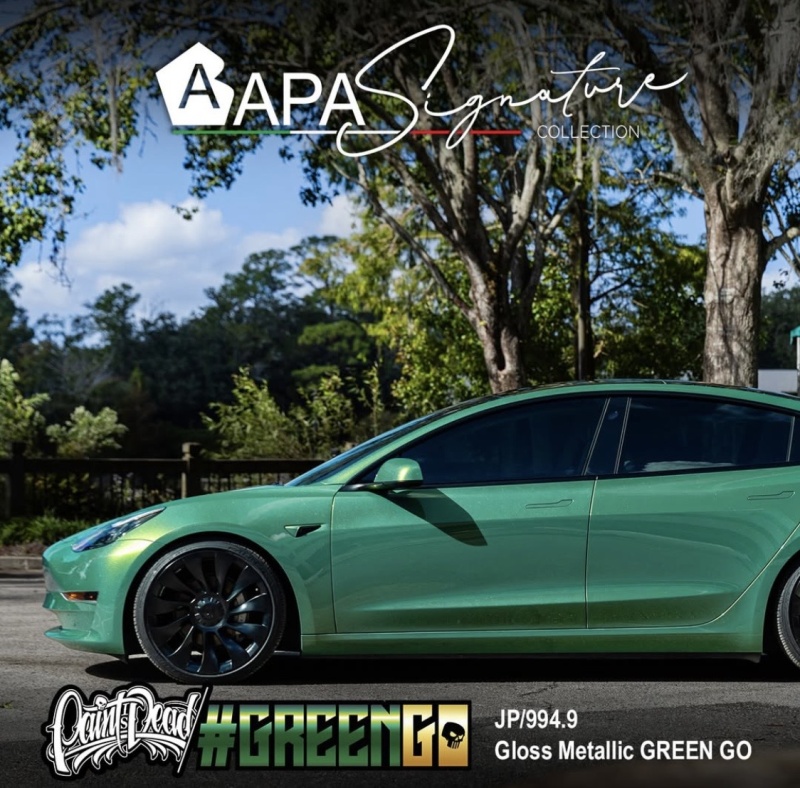 - Starvinyls Ltd APA JP Gloss Metallic GREEN GO ( Paint is Dead ...
