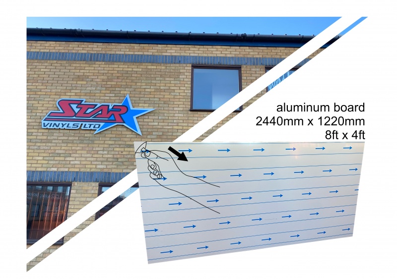 - Starvinyls Ltd Aluminium Boards 2440mm x 1220mm