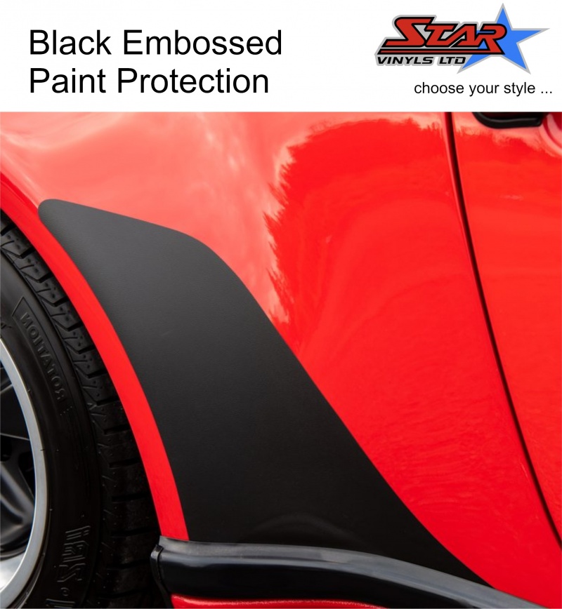 - Starvinyls Ltd Black Embossed Paint Protection