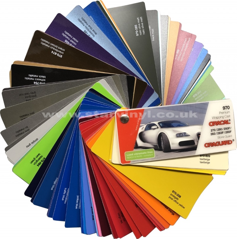 - Starvinyls Ltd Oracal 970RA Fan Swatch